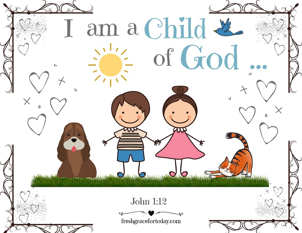 18 Positive Affirmations for Kids from the Bible – with Printable ...