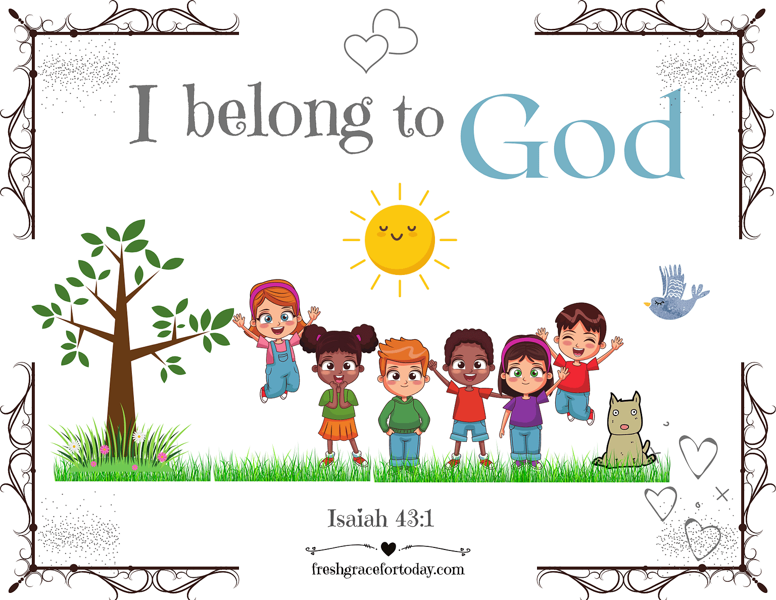 18 Positive Affirmations for Kids from the Bible – with Printable ...