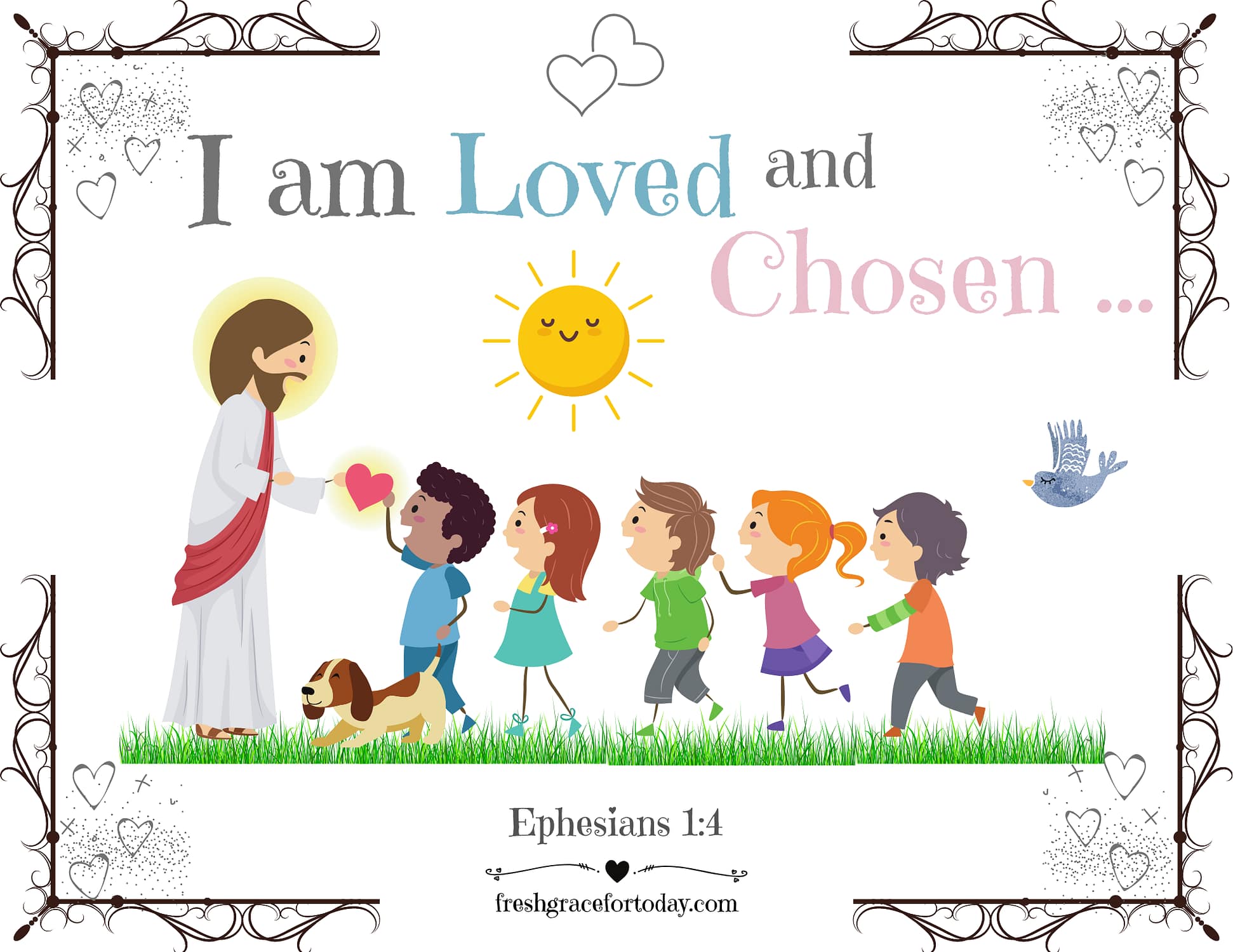 18 Positive Affirmations for Kids from the Bible – with Printable ...