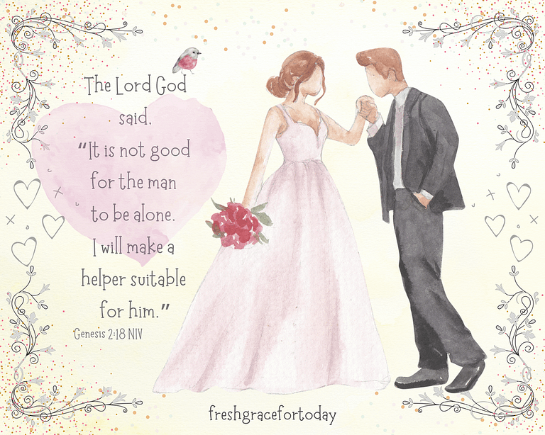 21 Bible Verses for Love and Marriage with Printable Watercolor Toned ...