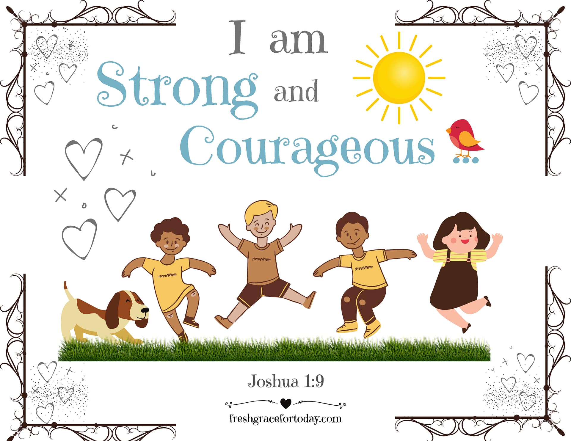 18 Positive Affirmations for Kids from the Bible – with Printable ...